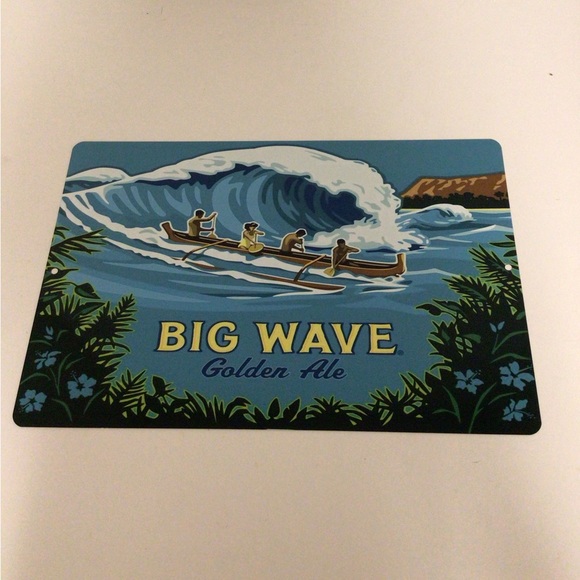 big wave | Wall Decor | Big Wave Golden Ale Beer Display Sign | Poshmark